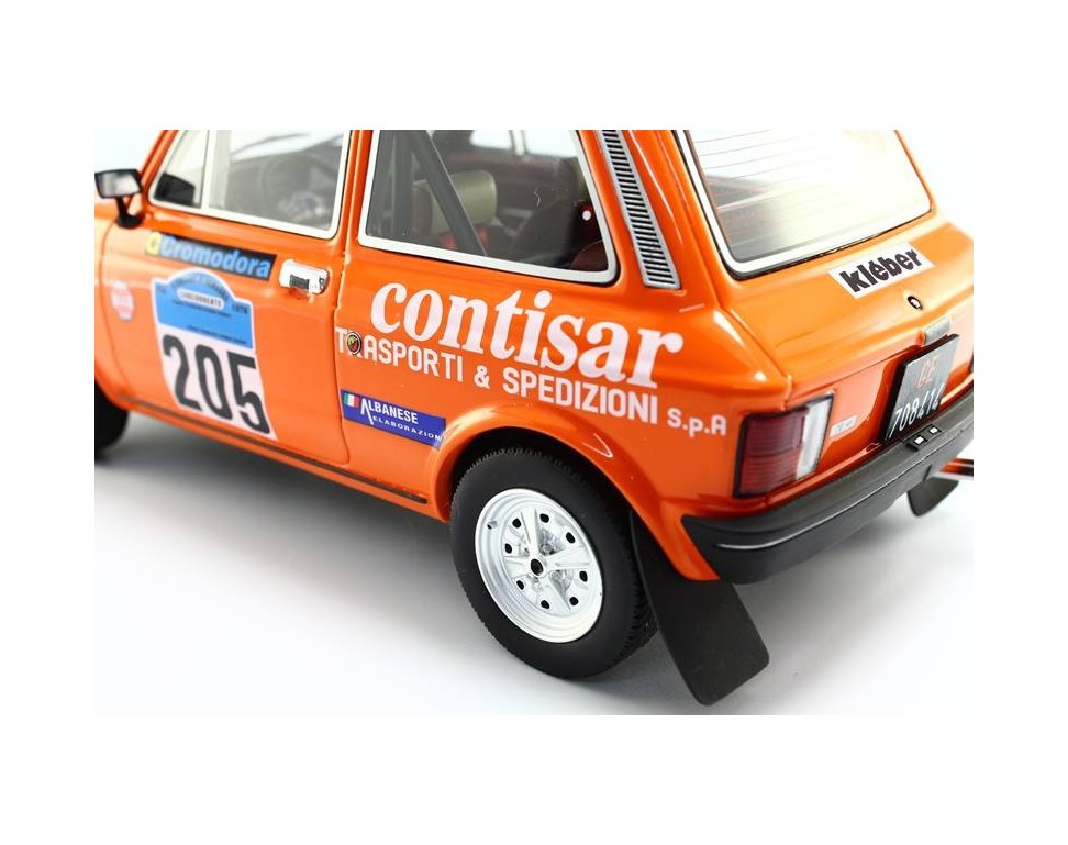 Autobianchi A112 Abarth Modellino 1:18 Rally Colline di Romagna 1978