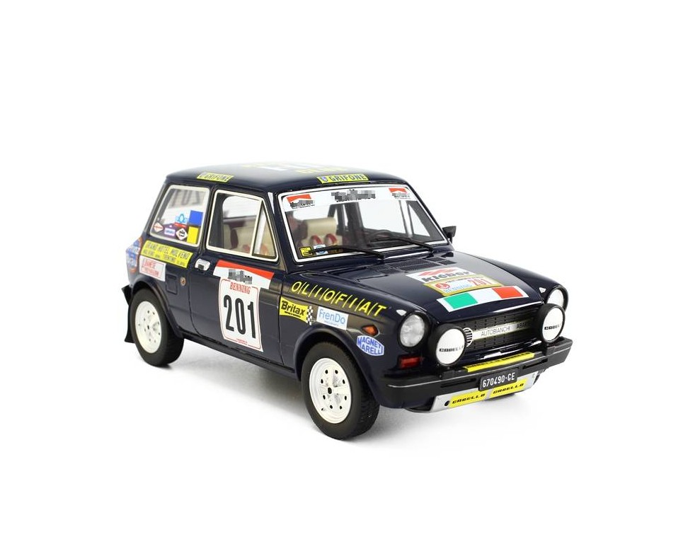 Autobianchi A112 Abarth Modellino 1:18 Rally San Martino di Castrozza 1977