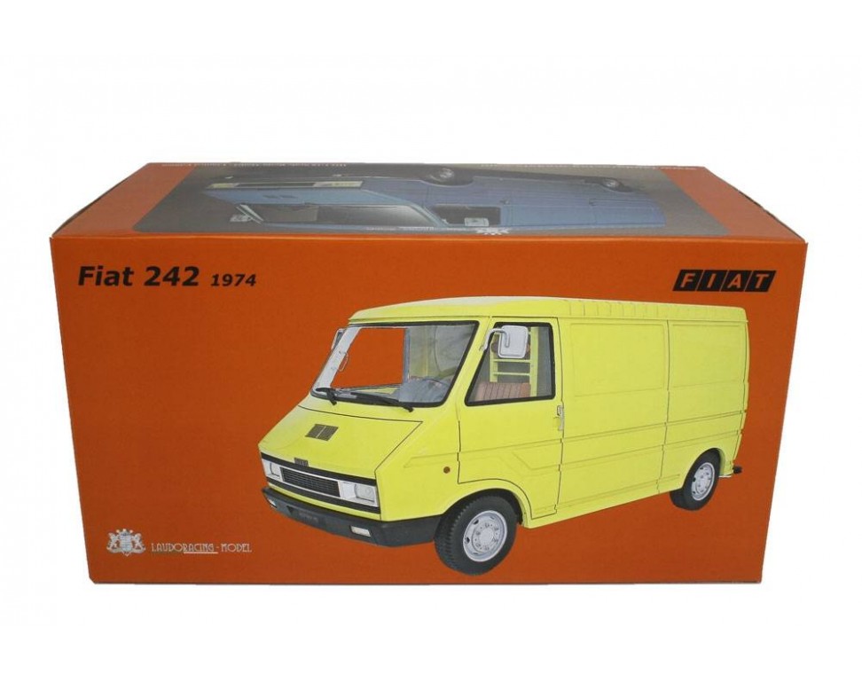 Fiat 242 1° serie 1974 1:18 LM107A Modellino in scala 1:18 Laudoracing